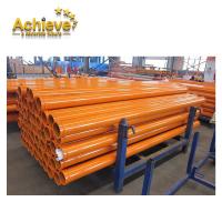 China 230 Bar Seamless Hardened Concrete Pump Pipe 62-67 HRC with 35,000-60,000 CBM Service Life for sale