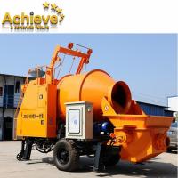 China AI-40JBC Trailer Mounted Concrete Mixer Pump 40 m³/h Output with 56KW Diesel Engine for sale