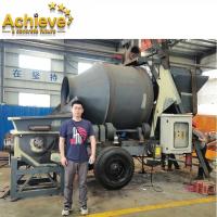 China AI-40JBC Trailer Mounted Concrete Mixer Pump 40 m³/h Output with 56KW Diesel Engine for sale