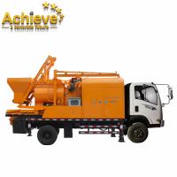China AI-40JBC Trailer Mounted Concrete Mixer Pump 40 m³/h Output with 56KW Diesel Engine for sale
