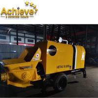 China HBT40.10.60RS Concrete Stationary Pump - 40m³/h Output, 10MPa Pressure, Trailer Mounted for sale