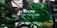 China OEM Putzmeister TK70 Trailer Mounted Concrete Pump 50m3/h 100bar Diesel Engine for sale