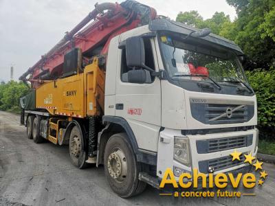 China SANY SY56 RZ6 Concrete Pumping Truck - 56m Reach, 160 m³/h Output, 85 Bar Pressure on VOLVO Chassis for sale
