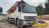 China Used ZOOMLION 49X-6RZ Concrete Pump Truck with 49m Boom and BENZ Chassis - 170 m³/h Capacity for sale