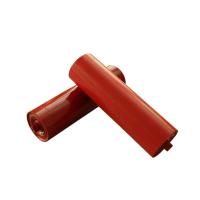 China Q235 ST14 Concrete Batching Plant Belt Conveyor Roller 89mm Diameter Carrying Idler for sale
