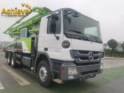 China Renewed Zoomlion 38X-5RZ Concrete Pump Truck with Mercedes Benz 3341 Chassis - 140 m³/h Output, 38m Boom Reach for sale