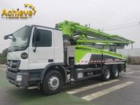 China Renewed Zoomlion 38X-5RZ Concrete Pump Truck with Mercedes Benz 3341 Chassis - 140 m³/h Output, 38m Boom Reach for sale