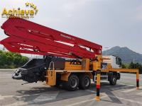 China Refurbished Putzmeister M36-4 Concrete Pump Truck 36m Reach on Mercedes 3341 Chassis 2012 Model for sale