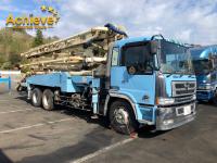 China Used Kyokuto PY120-33 Concrete Pump Truck with 33M Boom for High-Rise Construction for sale