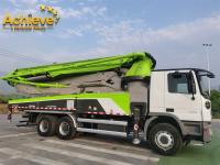 China Reconditioned Zoomlion 47X-5RZ Concrete Pump Truck 600L Hopper 170m3/h Output for sale