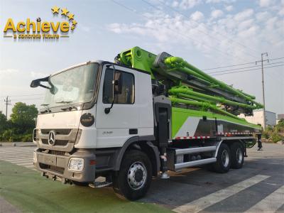 China Reconditioned Zoomlion 47X-5RZ Concrete Pump Truck 600L Hopper 170m3/h Output for sale