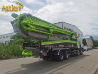 China Renewed ZOOMLION 52X-6RZ Concrete Pump Truck 52m Boom on Mercedes Chassis for sale