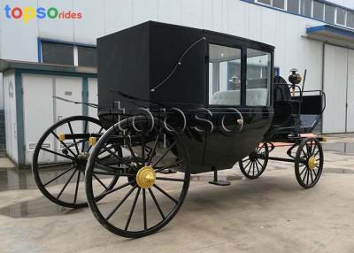 China Amusement Park Life Size Cinderella Carriage 4.2×1.6×2.4 M Natural Rubber Wheel for sale