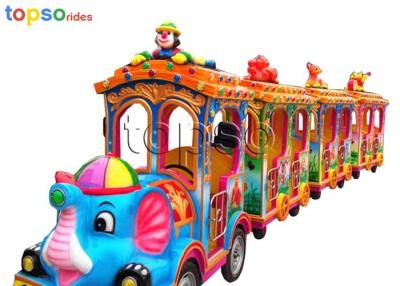 China Elephant Trackless Train Ride Dual Hydraulic System For Shopping Center for sale