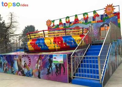 China Common Indoor Amusement Rides 14 Rpm Disco Tagada Rides Colorful Appearance for sale