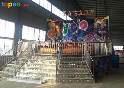 China Common Indoor Amusement Rides 14 Rpm Disco Tagada Rides Colorful Appearance for sale