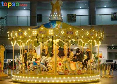 China 16 Seat Merry Go Round And Carousel Corrosion Resistant For Playground for sale