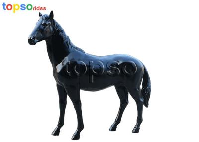 China Decoration Cinderella Horse Carriage Amusement Park Full Size Horse Statue for sale