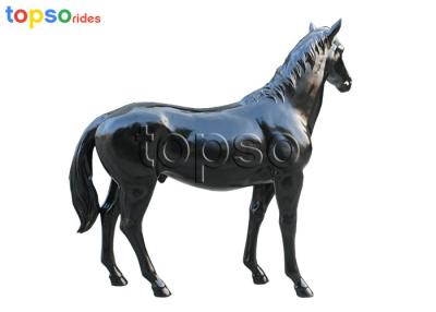 China Decoration Cinderella Horse Carriage Amusement Park Full Size Horse Statue for sale