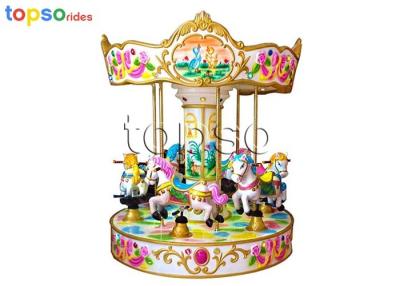 China Small  Indoor Children'S Merry Go Round Ride Coin - Operated 6 Seat  CE Approved for sale