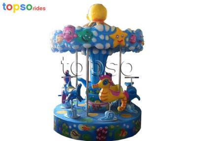 China 380V Amusement Merry Go Round Ride Zoo Carousel Ride FRP And Steel Material for sale