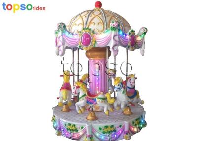China 380V Amusement Merry Go Round Ride Zoo Carousel Ride FRP And Steel Material for sale