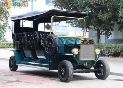 China Three Row Tourist Electric Vintage Cars 6-9 Seats For Pedestrian Street for sale