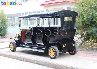 China Three Row Tourist Electric Vintage Cars 6-9 Seats For Pedestrian Street for sale