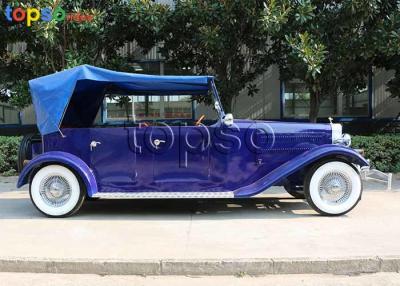 China Purple Eco - Friendly Electric Vintage Cars 30 Km/H  For High End Hotel for sale