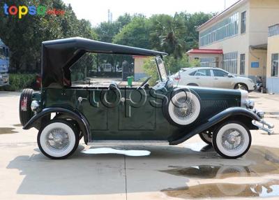 China Commercial  5 Seat Electric Vintage Cars Green Color One Year Warranty for sale