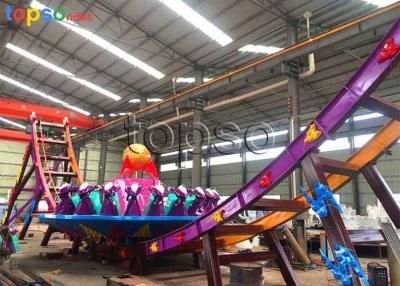 China Outdoor Playground Little Kid Roller Coaster Flying UFO Rides 0-650 M / Min for sale