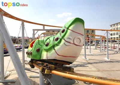 China Worm Little Kid Roller Coaster 20 Seat 11KW Toddler Mini Roller Coaster for sale
