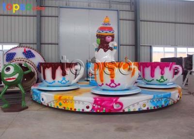 China 24 Seat Family Amusement Rides Cup And Saucer Ride  Non - Fading  Durable Painting for sale