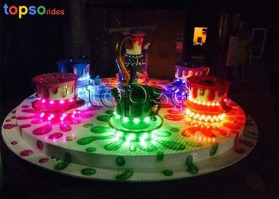 China 24 Seat Family Amusement Rides Cup And Saucer Ride  Non - Fading  Durable Painting for sale
