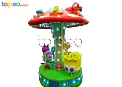 China 6 Seat Portable Amusement Rides Mini Kids Riding Carousel Coin Operated for sale