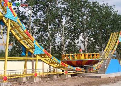 China Large Scary Amusement Park Rides Flying Ufo Roller Coaster PLC Control for sale