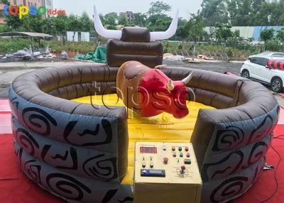 China Shopping Mall Inflatable Mechanical Bull Easy Operate Customized Area Size for sale