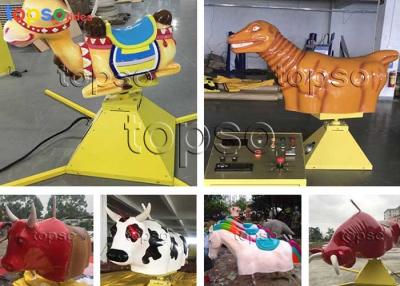 China Shopping Mall Inflatable Mechanical Bull Easy Operate Customized Area Size for sale