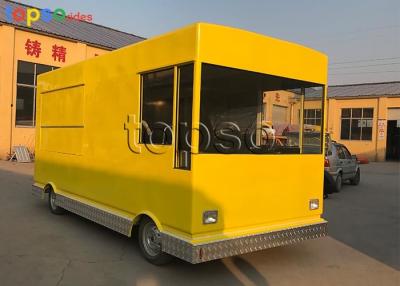 China Customized Mobile Food Trailer Theme Park Food Truck Vendors 3 Layers Flooring for sale