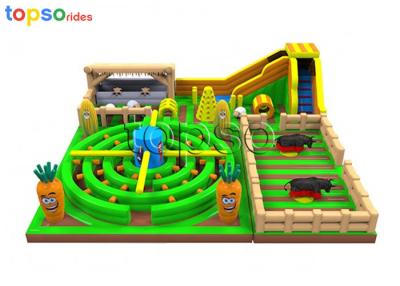 China Interactive Sport Kids Inflatable Playground Inflatable Children'S Playground Equipment for sale
