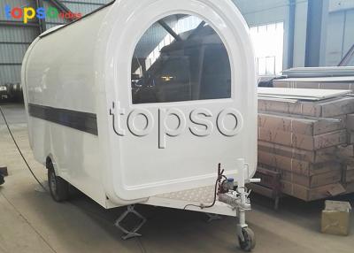 China Fire Resistant Mobile Food Trailer / Mobile Restaurant Trailer Customized Dimensions for sale