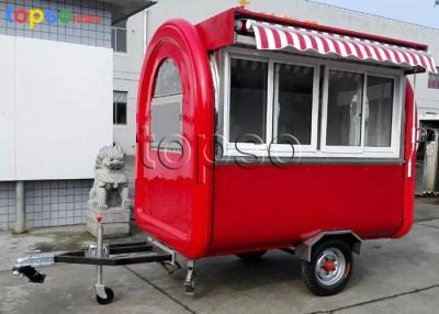 China Popular Mobile Food Trailer Safe Mobile Catering Units Dual Towing Chains for sale
