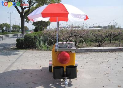 China Fiberglass Steel Mobile Food Trailer Long Life Span For Selling Hot Dog for sale