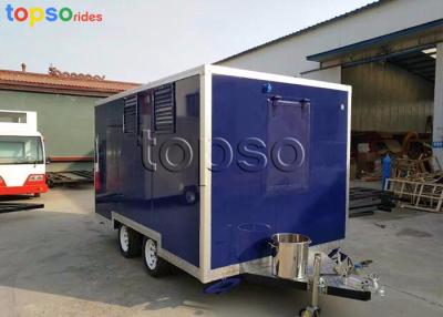 China Fast Mobile Food Trailer Heavy Duty Square Mobile Catering Trailer for sale