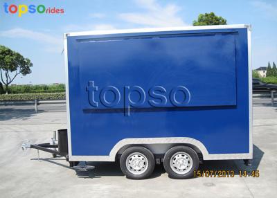 China Fast Mobile Food Trailer Heavy Duty Square Mobile Catering Trailer for sale