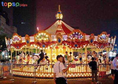 China Amusement Park 36 Seat Galloping Horses Carousel Attraction Outdoor Playground for sale