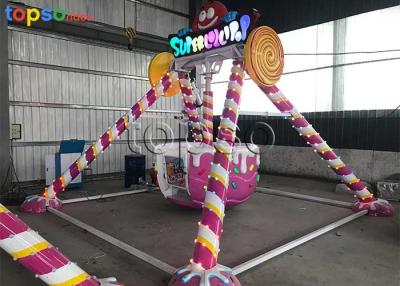 China Steel Fiberglass Kids Park Rides 5 Seat Super Lollipop Rides Shopping Mall Swing Rides for sale