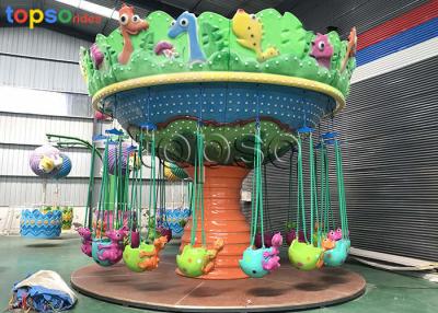 China 16 Seat Kids Flying Chair Ride Dinosaur Kids Swing Rides Color Customized for sale