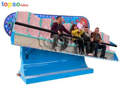 China 10 Seat Crazy Wave Ride Miami Trip Ride FRP Steel Kids Attraction In Blue for sale