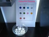 China 94% Purity Colourful Zirconia Granules for Industrial Grade Competitiveness for sale